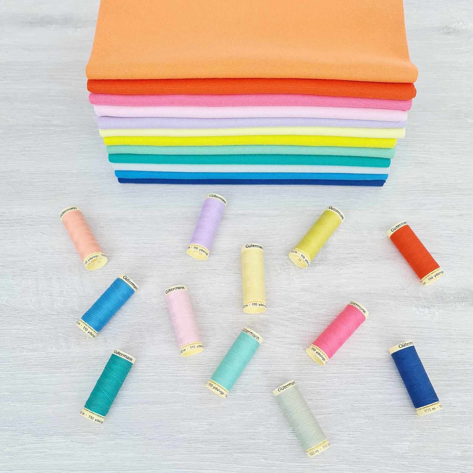 European Ribbing, Oeko-Tex, Solid, Bright Pink | Wattle Hill Fabrics